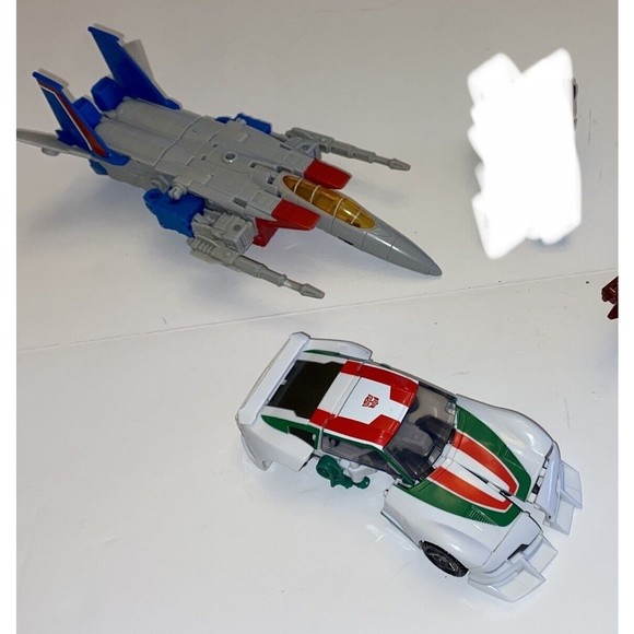 Hasbro | Toys | Hasbro Tomy Transformers Starscream Jet Car Porsche Lot ...